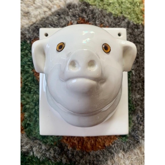 Accents | Ceramic Pig Head Wall Decor | Poshmark
